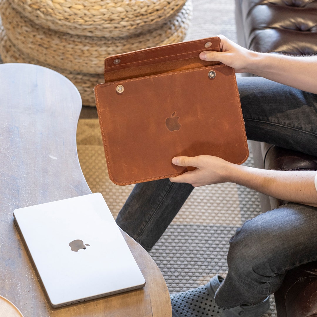 Engraved Leather MacBook Case, MacBook Pro 16 Sleeve, Leather MacBook ...