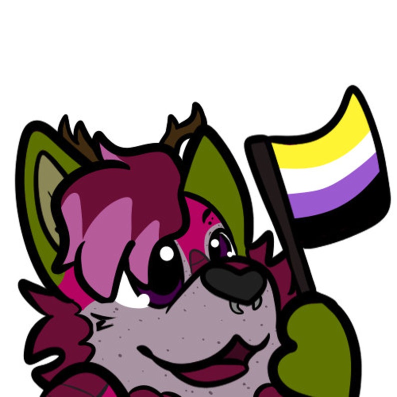 PRIDE FURSONA EMOTES Read Description - Etsy