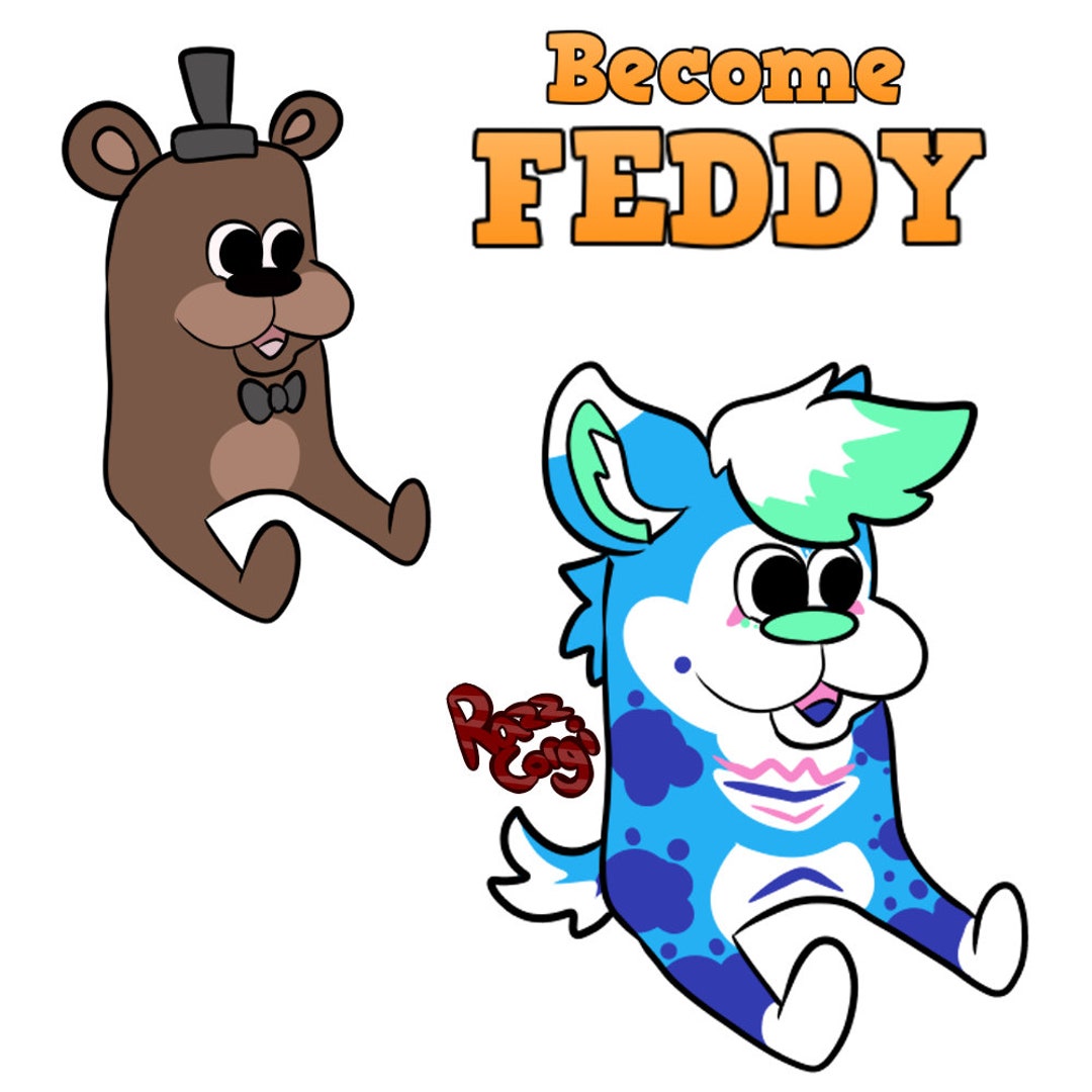 Feddy Meme YCH Furry Sona Art Digital - Etsy