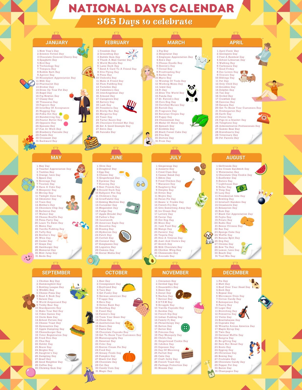 National Days Calendar 2024 Digital Hygge, 59% OFF