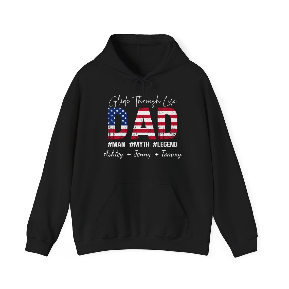 American Dad Hoodie for Father's Day Gift, 'man, Myth, Legend ...