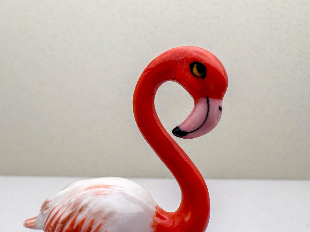 Colorful Ceramic Flamingo Figurine Perfect Gift for Flamingo Fans ...