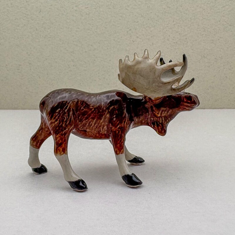 Moose Figurine - Etsy