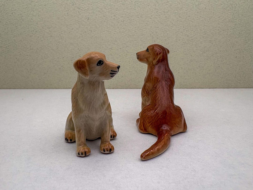 Adorable Ceramic Labrador Dog Figurine – Handcrafted Puppy Sculpture ...