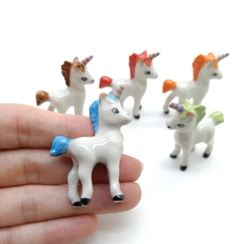 Unicorn Figurines - Etsy