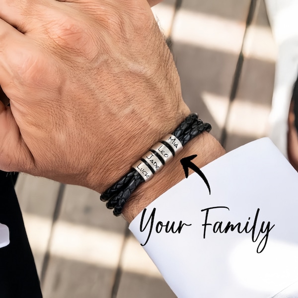 Fathers Day Bracelet - Etsy
