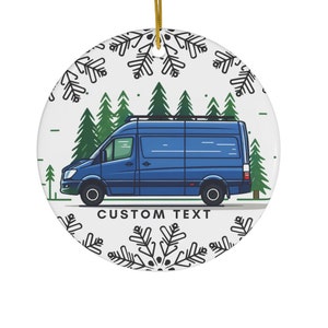 Personalized Camper Van Christmas Ornament - Etsy
