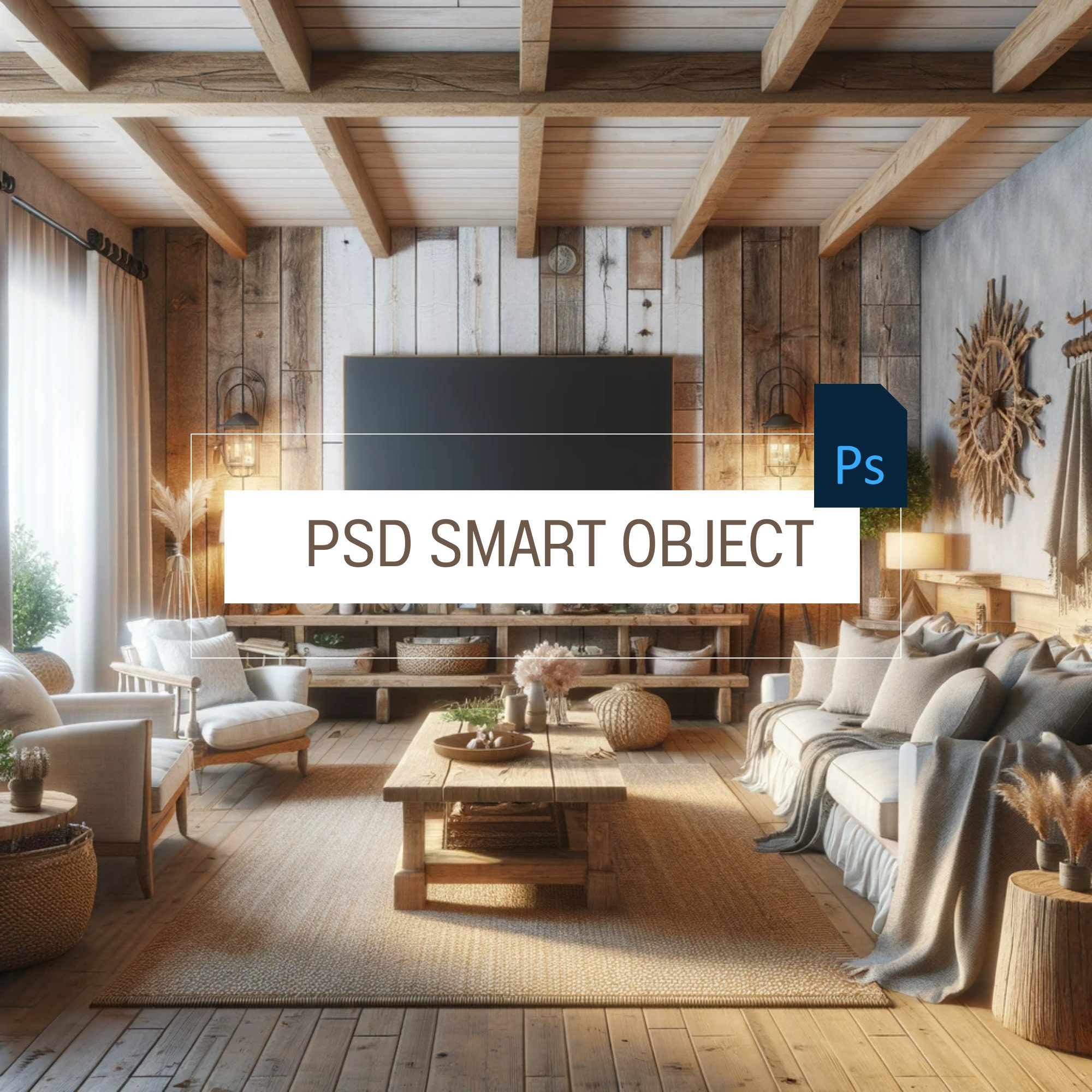 Luxury Farmhouse Frame Mock Ups 20 Bundle Sale, Modern Frame TV Art ...