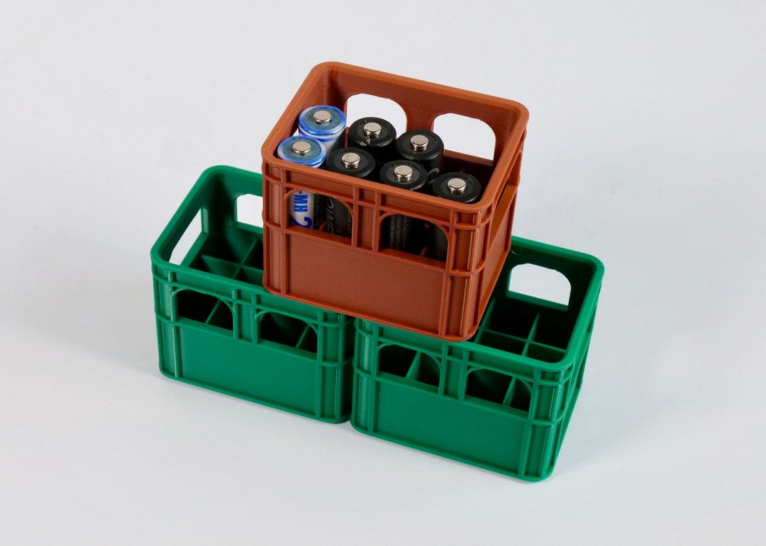 Stackable Mini Water Boxes for Batteries and Rechargeable Batteries (AA ...