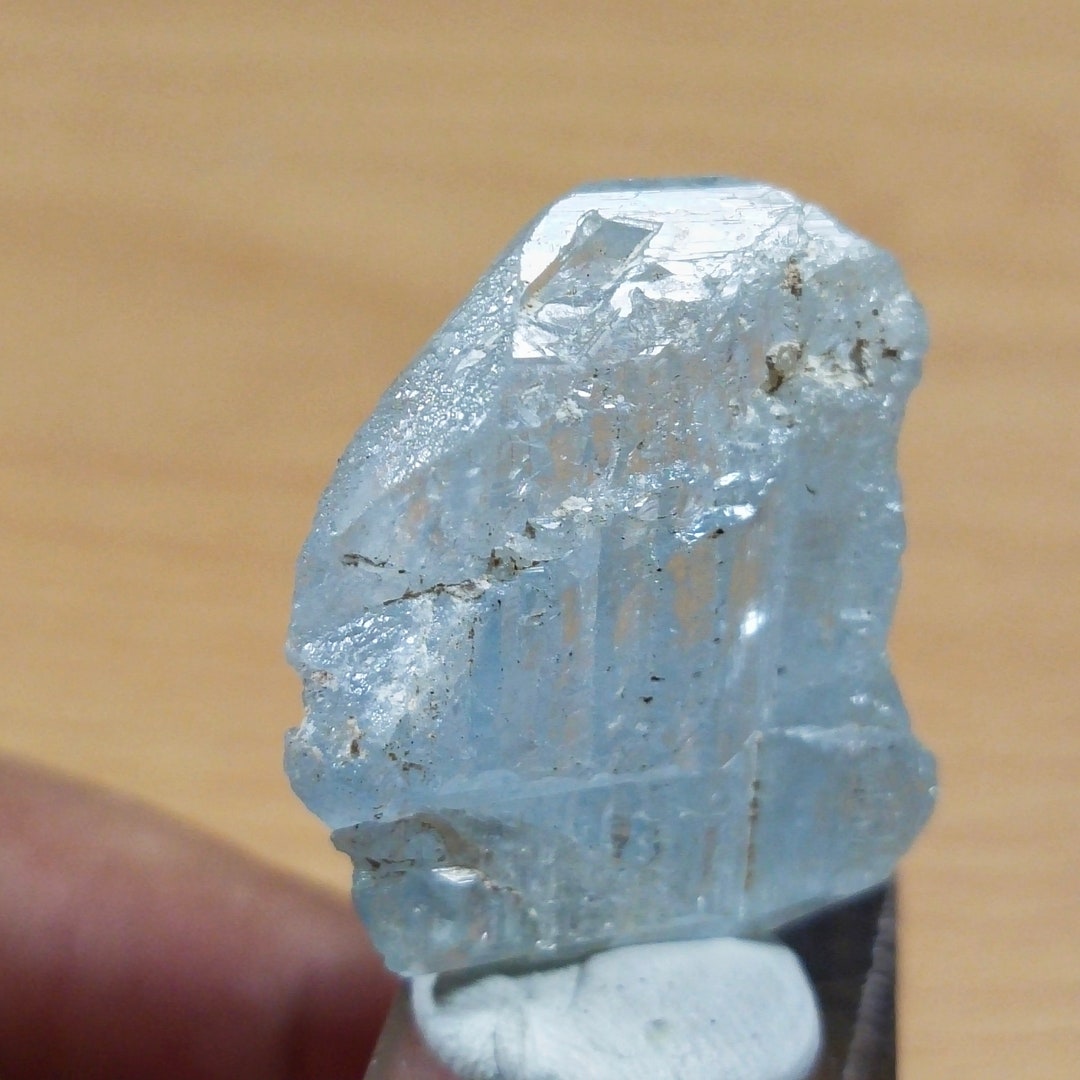 Natural Blue Topaz Crystal From Zimbabwe, Rare Untreated Blue Topaz ...