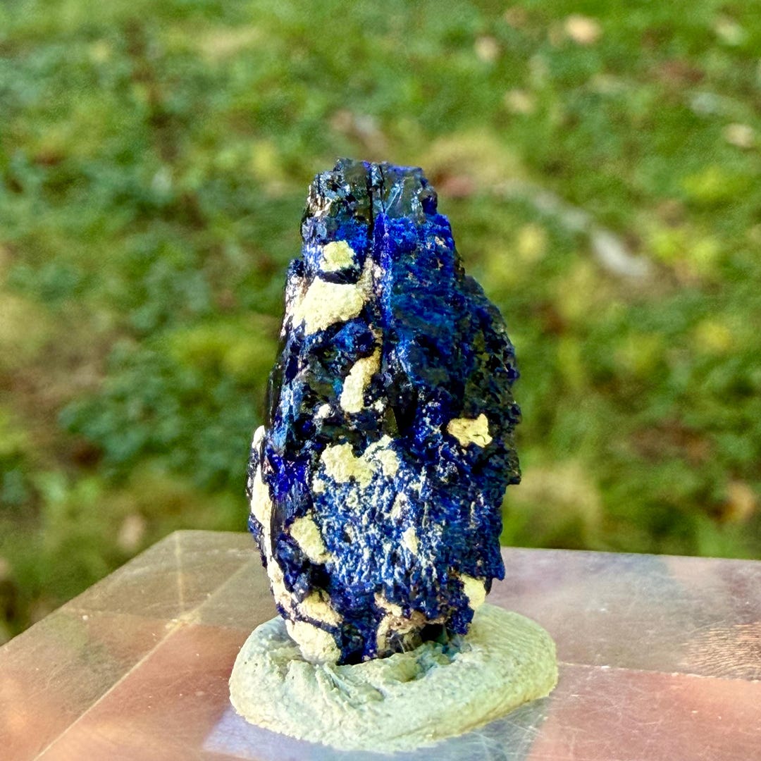Natural Blue Azurite Crystal From Morocco, Rare Azurite Crystal ...