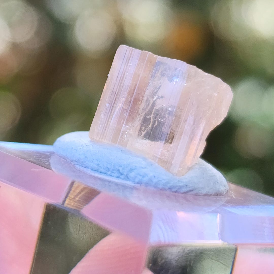 Natural Light Pink Topaz Crystal Pakistan, Katlang Topaz Terminated ...