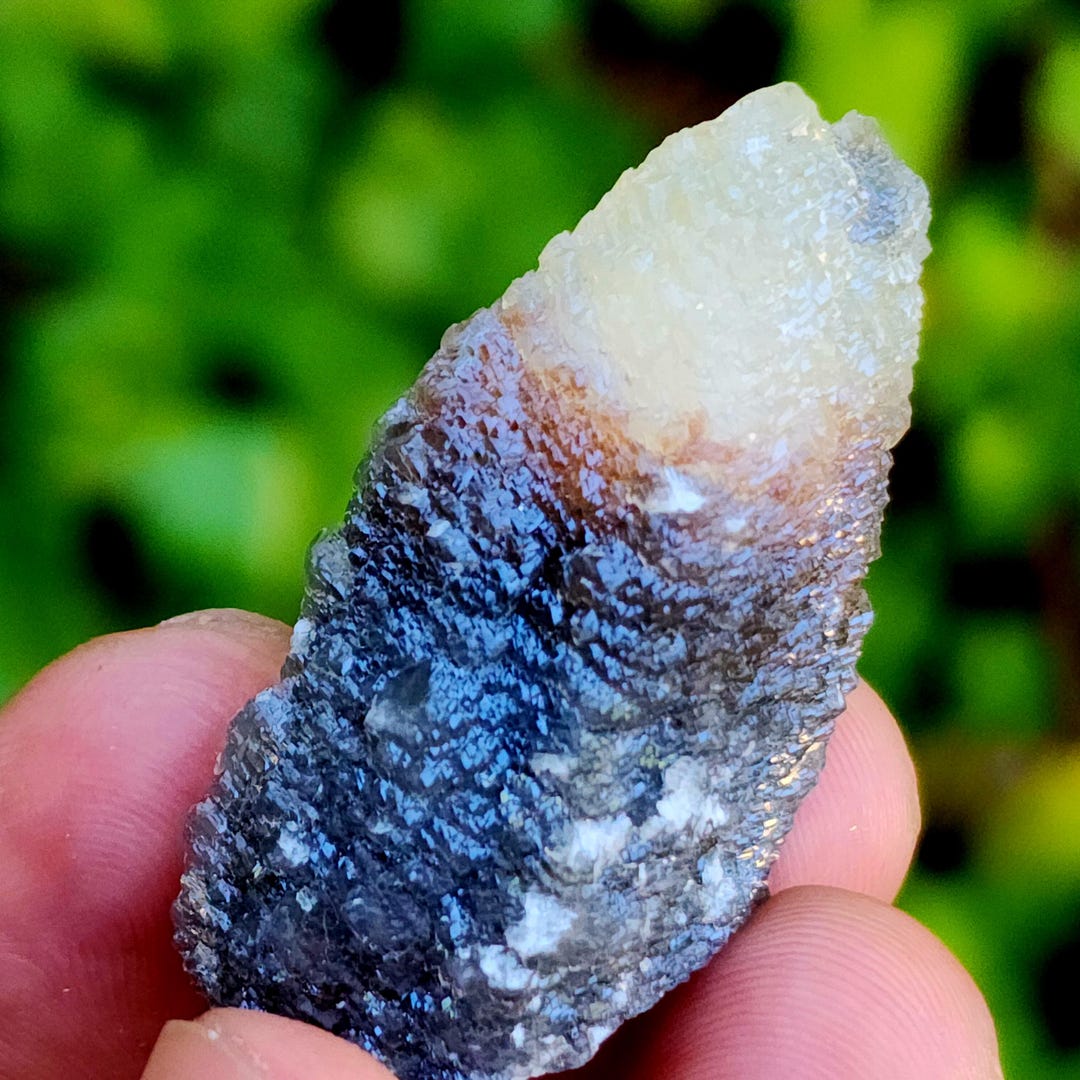 Pointy Calcite With Double Color From Mongolia, Calcite Specimen, 20gm ...
