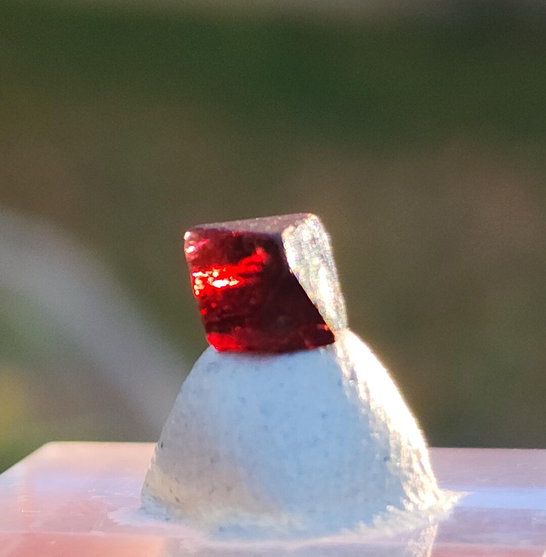 Natural Pigeon Blood Spinel Crystal From Mogok Burma, Terminated Red ...