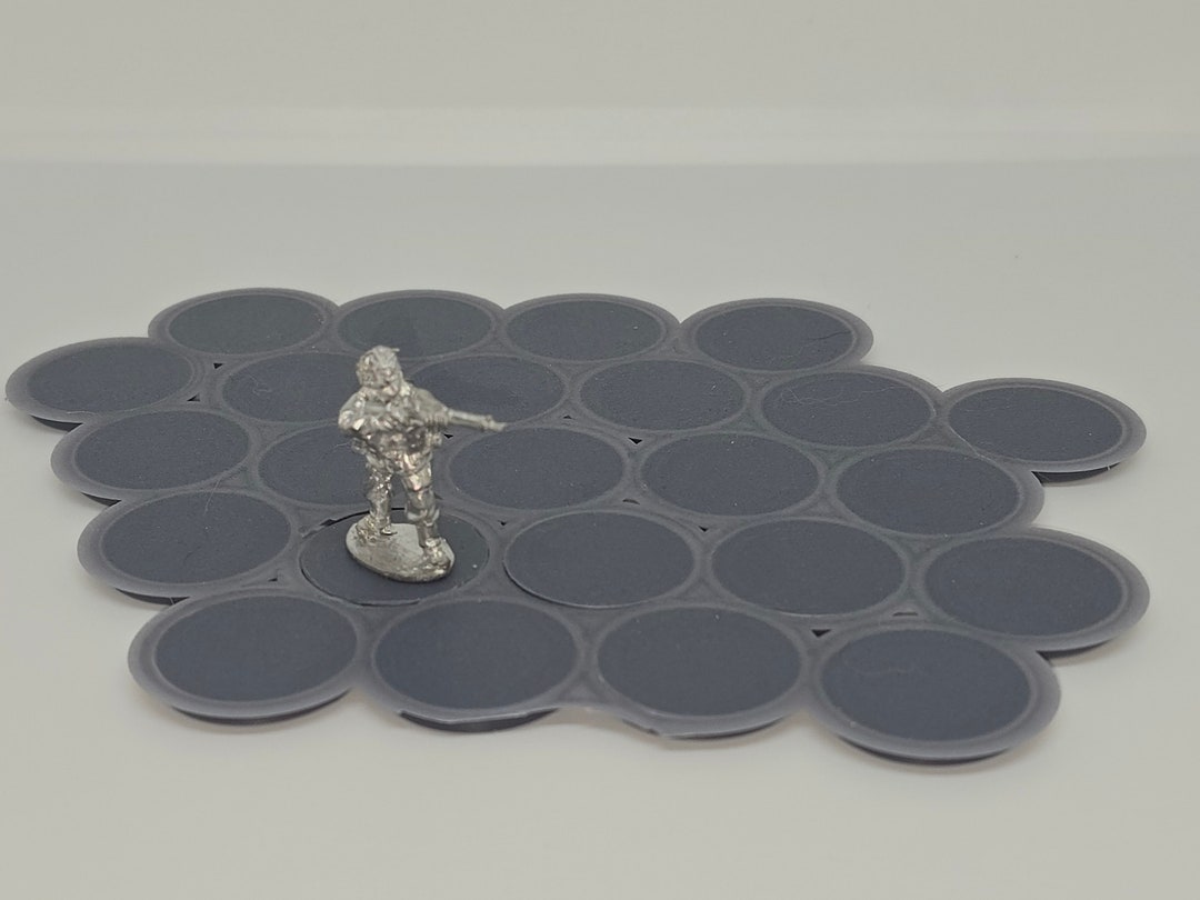 Magnet-ready Miniature Bases Dnd 40k Fantasy Wargames Skirmish Tabletop ...
