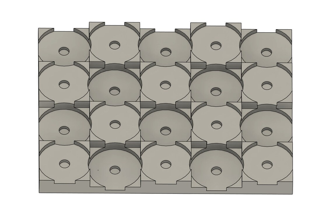 32mm Circle to 30mm Square Converter Tray for Fantasy Tabletop Wargames ...