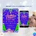 Editable Neon Christmas Party Invitation (digital Download) - Etsy