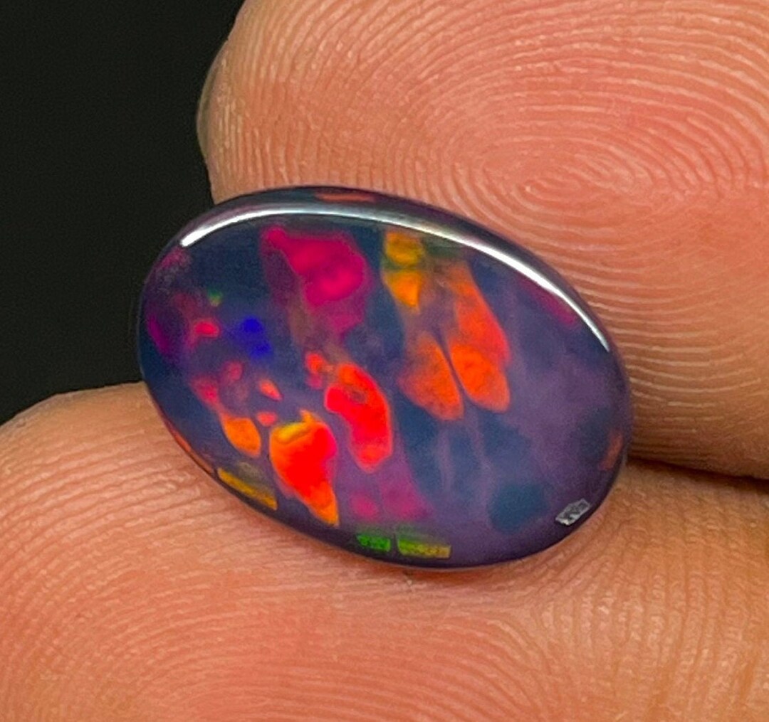 Black Cherry Opal Honeycomb Fire Opal Natural Ethiopian Opal Loose Opal ...