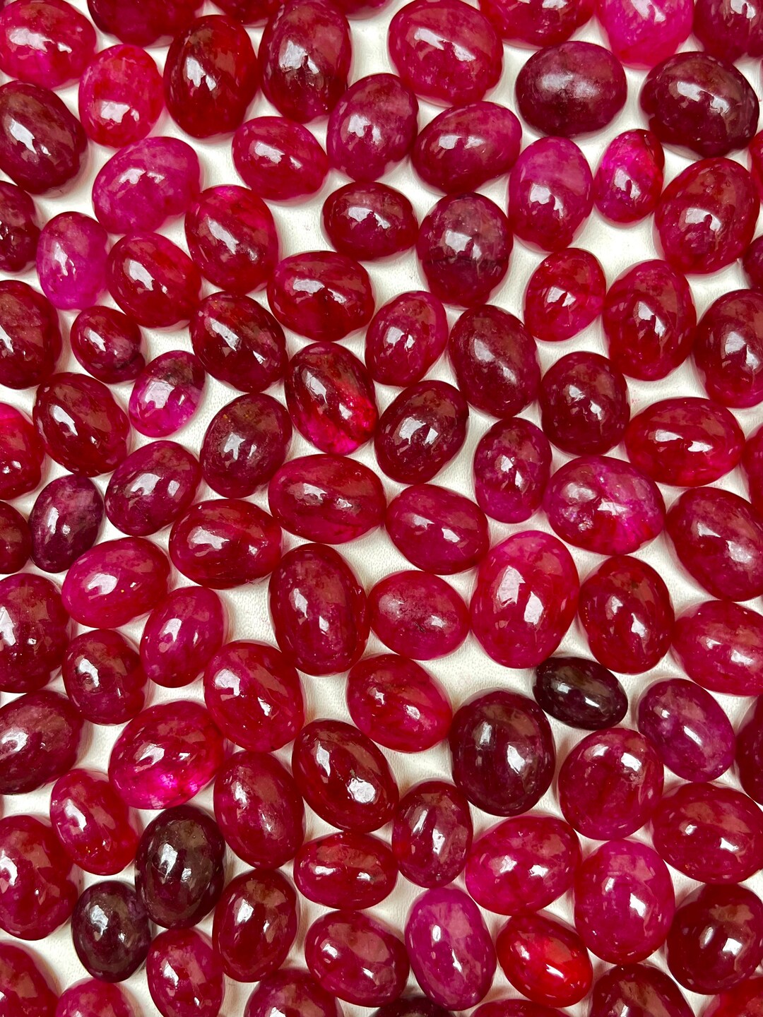 Natural Red Beryl - Gemstone for Gift - Red Beryl Cabochon - Bixbite ...