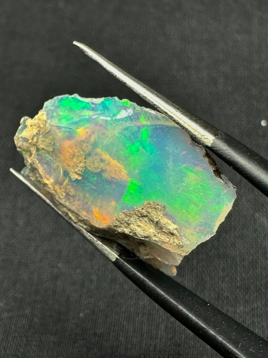 5 Cts, Opal Rough, Multi Fire Opal Rough, Opal Rough Gemstone, Welo Opal Rough,crystal Healing ...