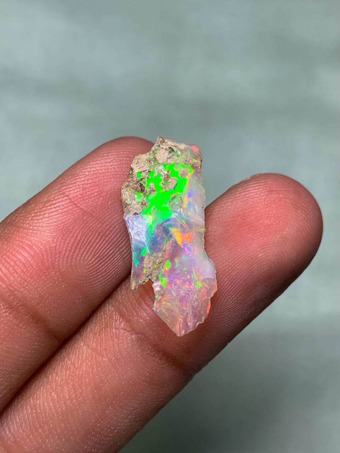 2.60 Carat Natural Large Ethiopian Welo Fire Opal Loose Gemstone Rough ...