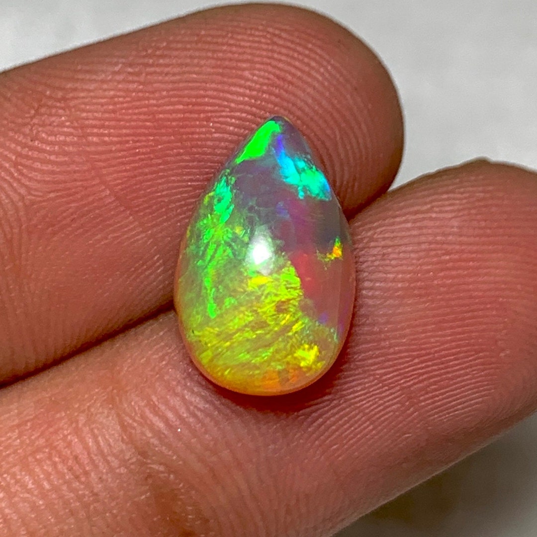 AAA Grade Ethiopian Opal, Opal Cabochon Loose Gemstone, Oval Shape ...