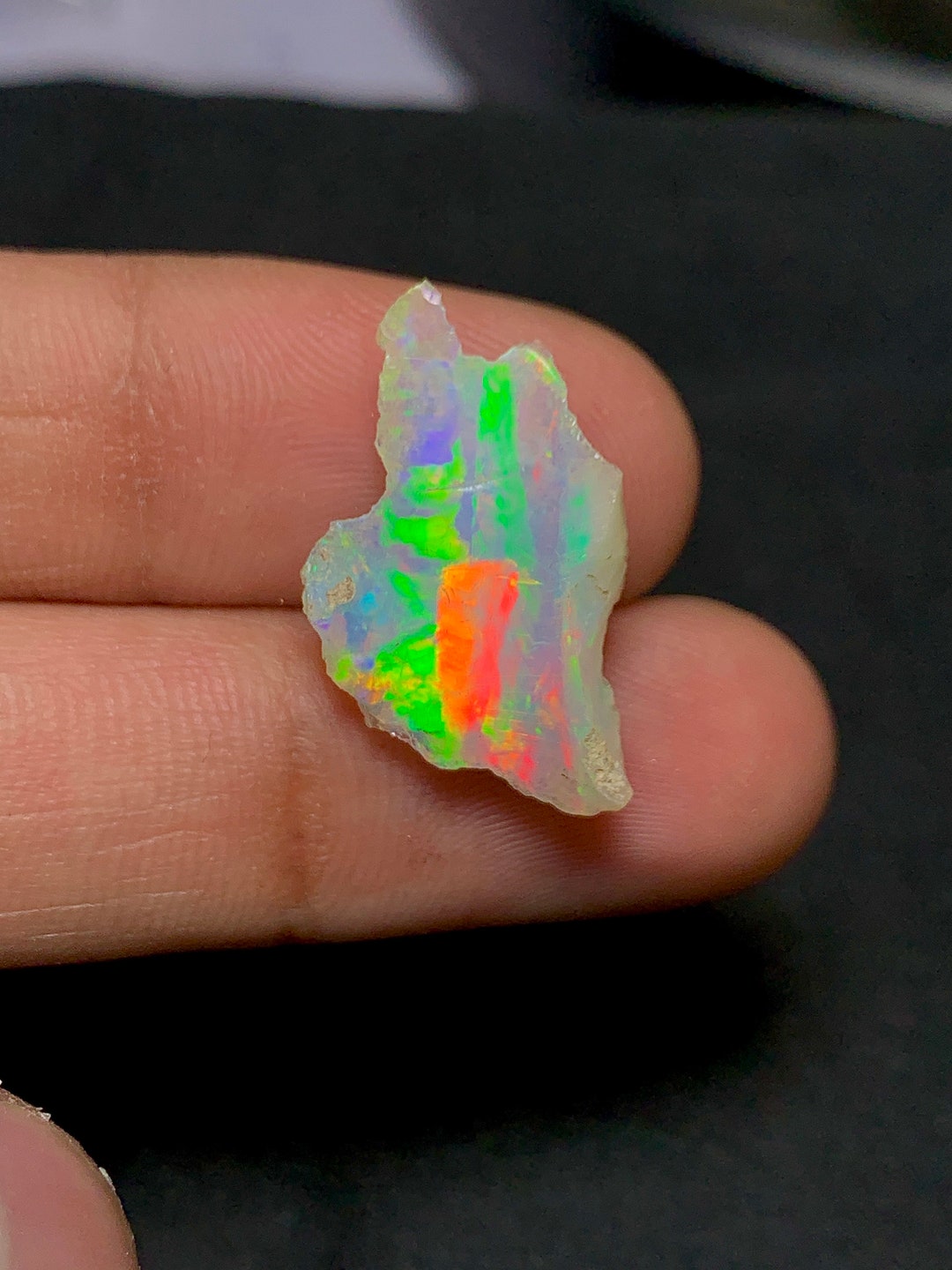 Natural Ethiopian Opal Talpe Crystal Rough Stone, 5.00 Carat Opal Talpe ...