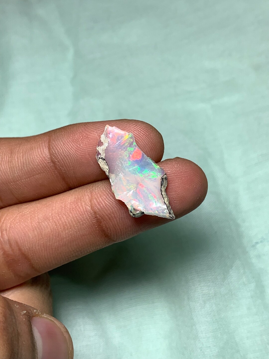 Natural Ethiopian Opal Talpe Crystal Rough Stone, 3.00 Carat Approx ...