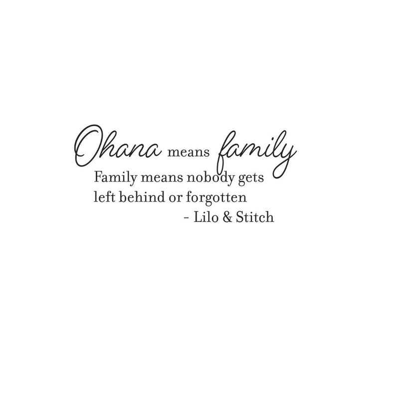Ohana Means - Etsy