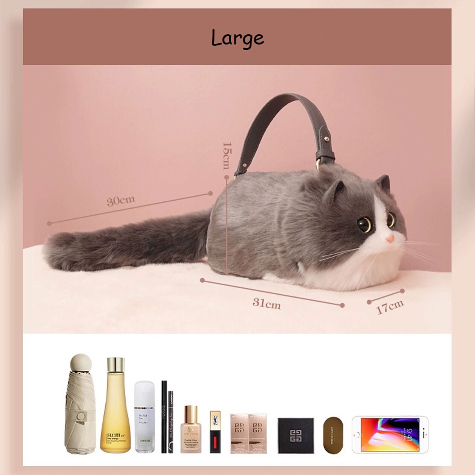 British Shorthair Cat Two-tone Blue White/handbag/crossbody Bag/faux ...