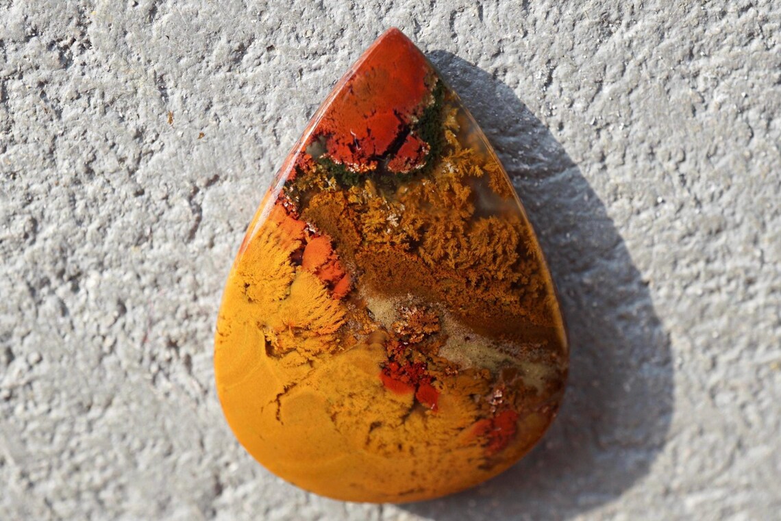 Pendant Natural Chalcedony Snow White Water Rare Cabochons Heal ...