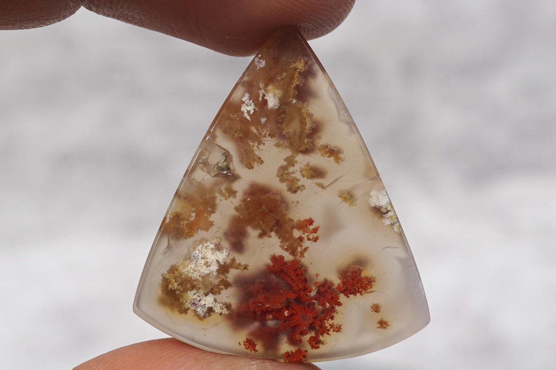 Moss Agate Cabochon Designer Jewelry Designer Cabochons Gifts for Mom ...