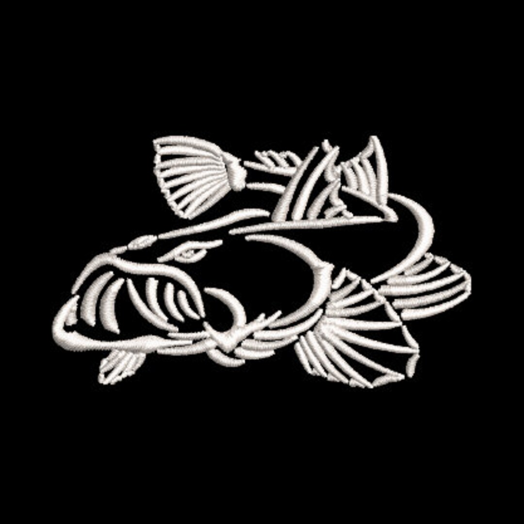 Download Flathead Fish Fisherman Embroidery Design for Towel, Shirt ...