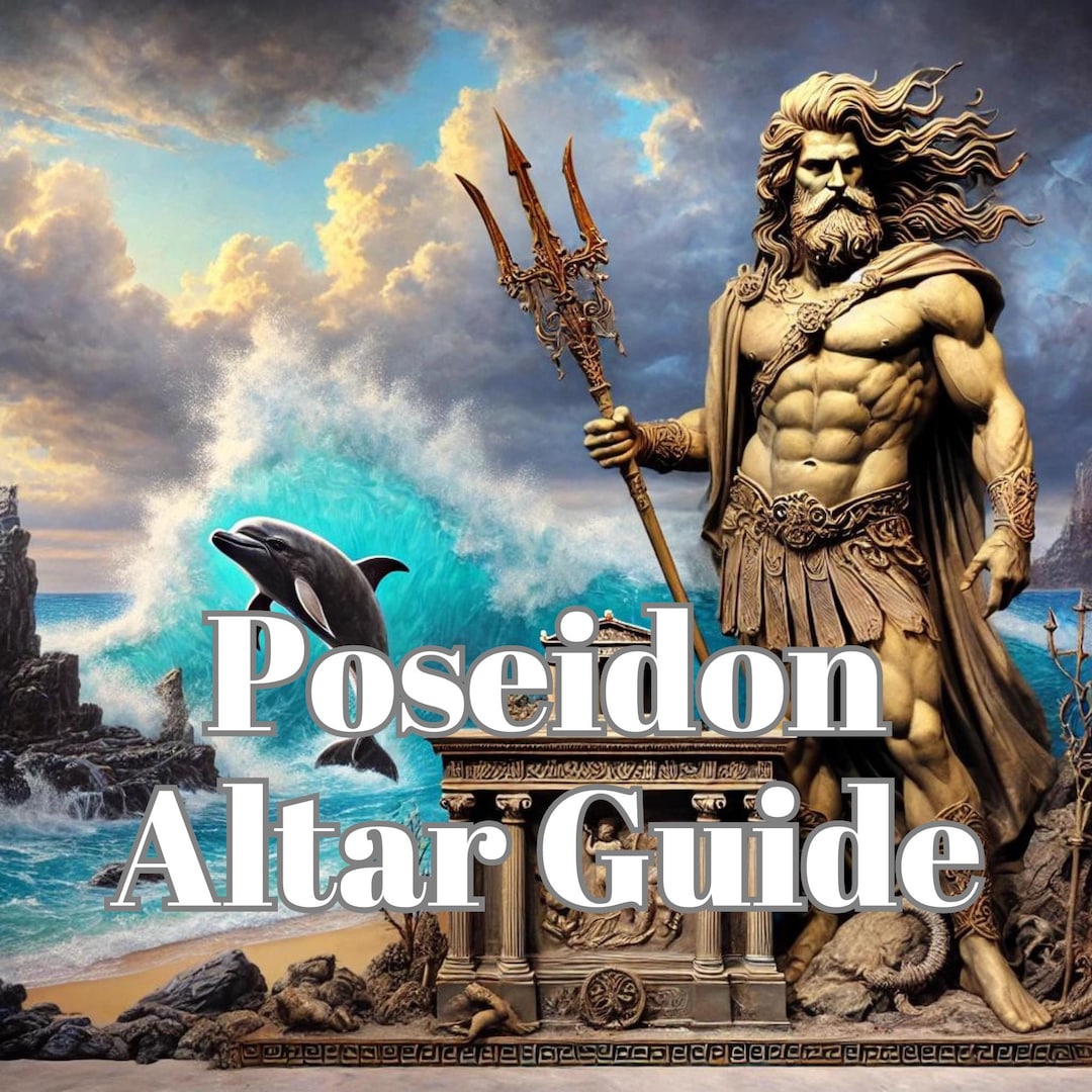 Buy Poseidon Altar, Greek God, Greek God Altar, Greek Goddess, Greek ...