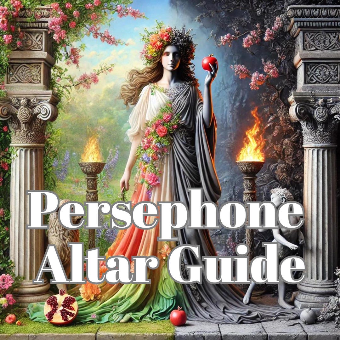 Persephone Altar, Greek God, Greek God Altar, Greek Goddess, Greek ...