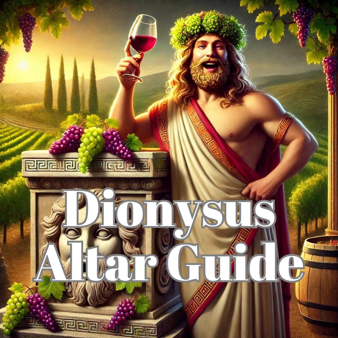 Dionysus Altar, Greek God, Greek God Altar, Greek Goddess, Greek ...