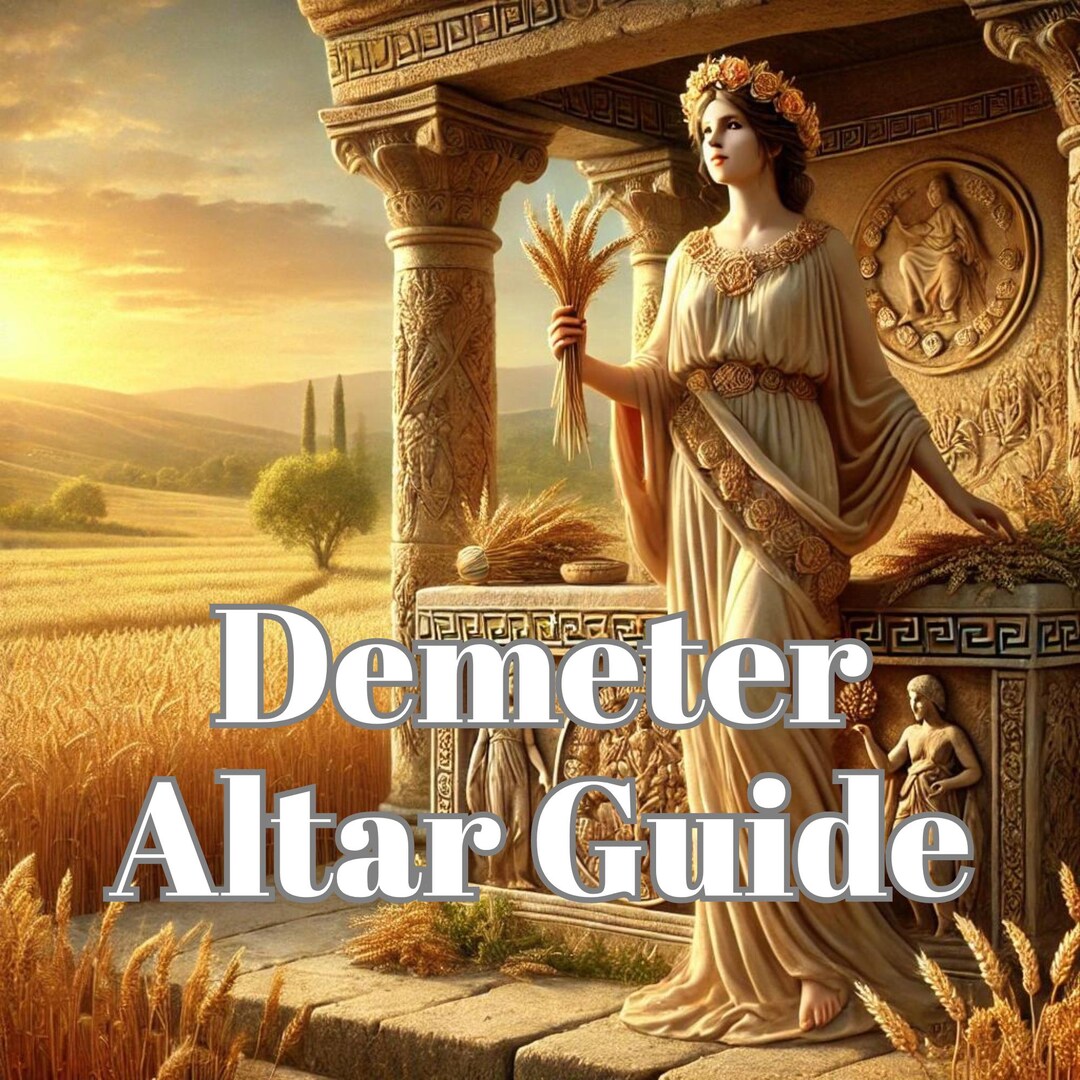 Demeter Altar, Greek God, Greek God Altar, Greek Goddess, Greek Goddess ...