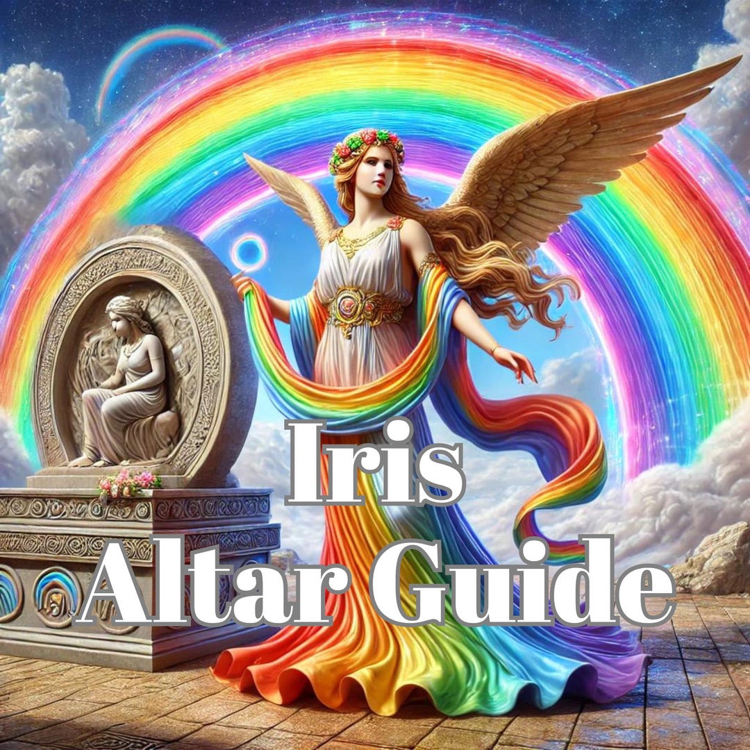 Iris Altar,greek God, Greek God Altar, Greek Goddess, Greek Goddess ...