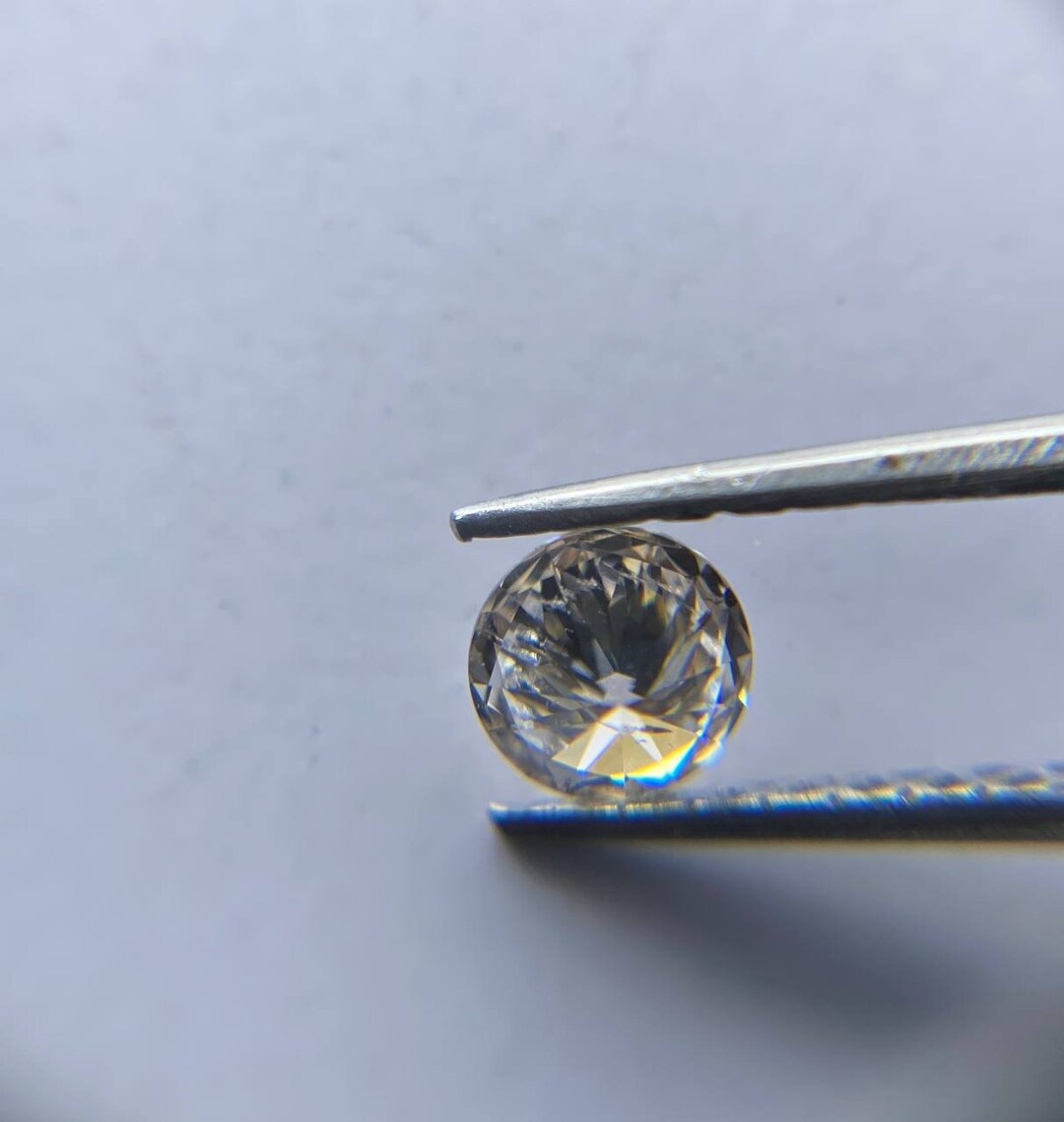 3.52mm Faint Pink Polished Round Diamonds, Faceted Loose Natural ...