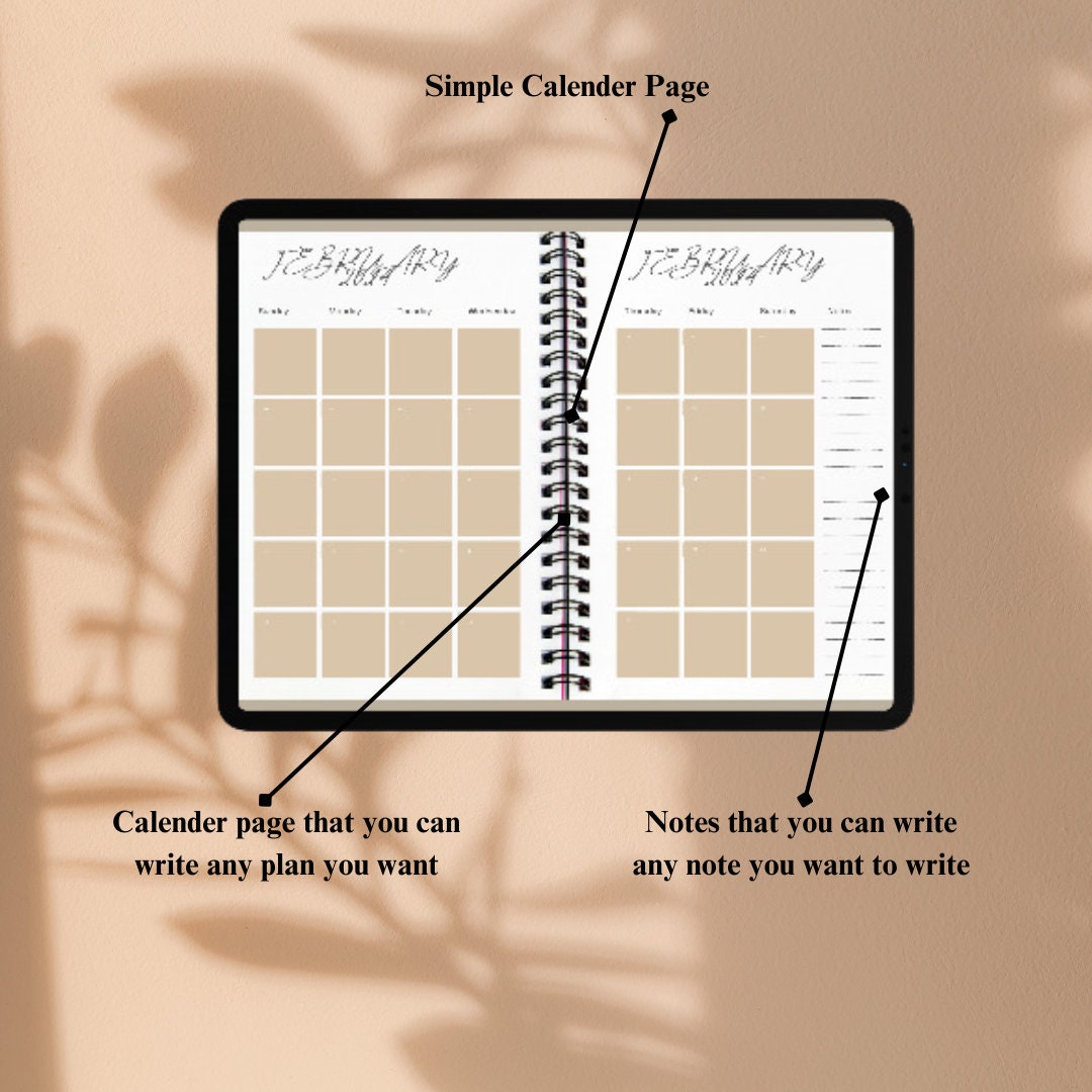 That Girl Planner, Undated Digital Planner, iPad Planner, Goodnotes ...