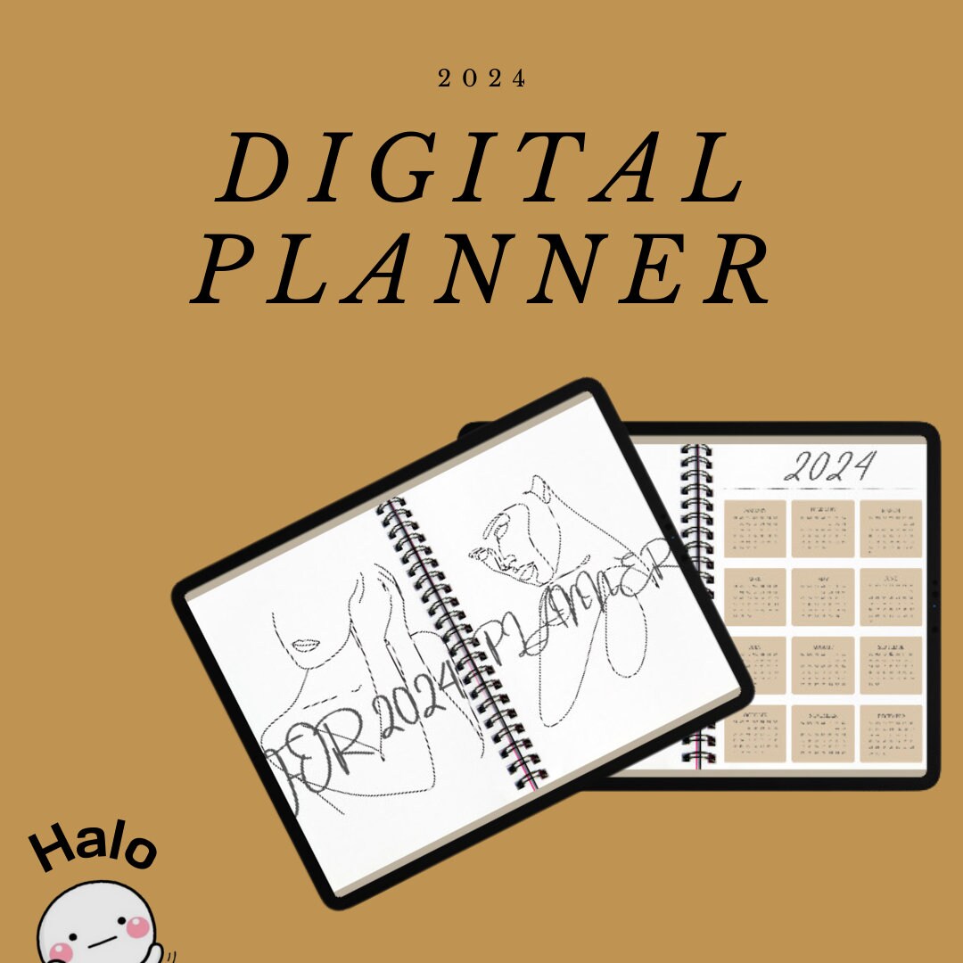 That Girl Planner, Undated Digital Planner, iPad Planner, Goodnotes ...