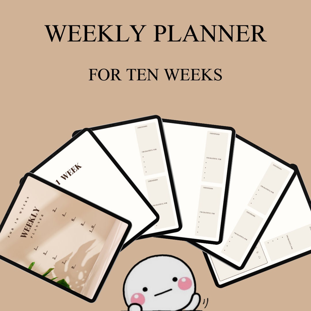10 Weeks Planner(theme: Coffee). Achieve Any Goal That You Want in 10 ...