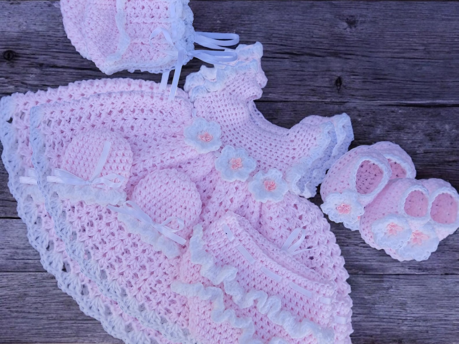 Crochet Baby Girl Outfit Set (made to Order) - Etsy