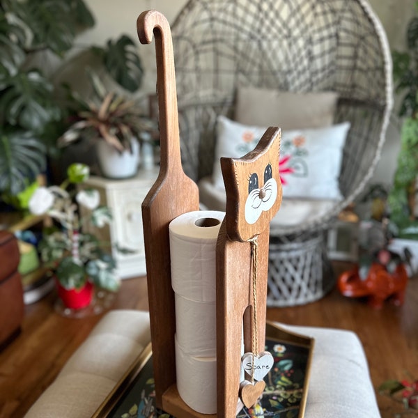 Cat Toilet Paper Roll Holder - Etsy
