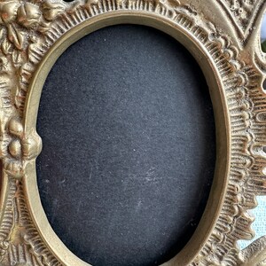 Victorian Style Ornate Oval Double Brass Picture Frame - Etsy
