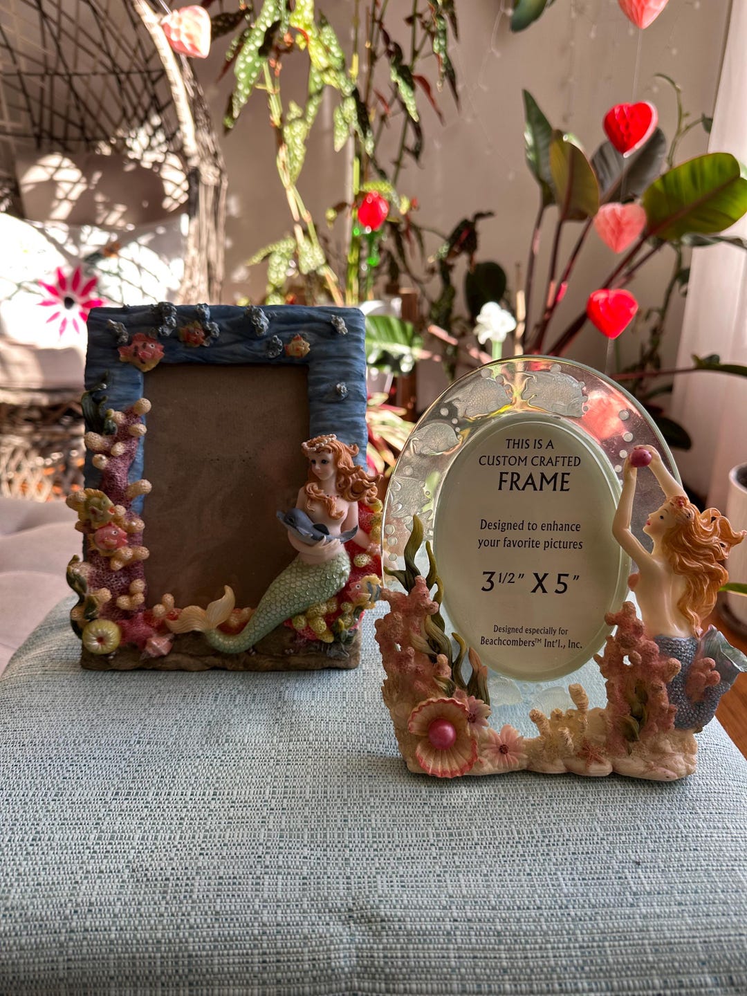 Set of 2 Resin Mermaid Picture Frames - Etsy