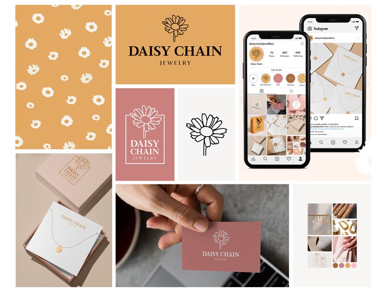 7 Day Brand Package, Small Business Brand Design Kit, Custom Logo ...