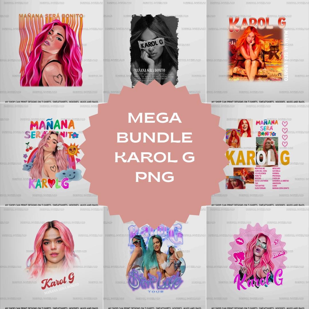 Mega Bundle Karol G Png, Karol G New Album Cover, Manana Sera Bonito Bichota Season, Karol G ...