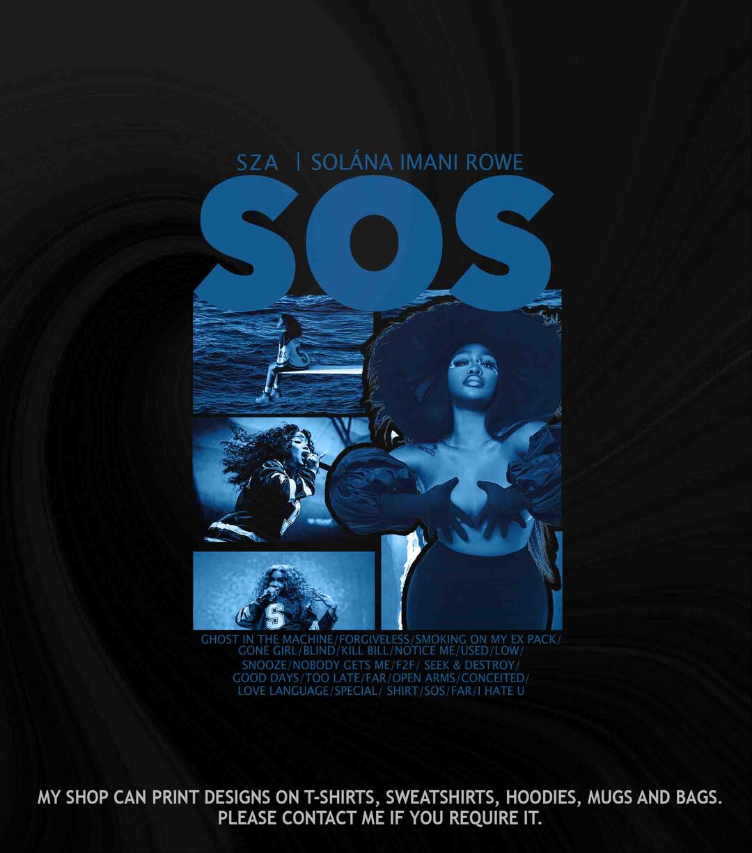 S.Z.A SOS PNG, Sza Full Tracklist Png, Sos Full Tracklist Png File ...