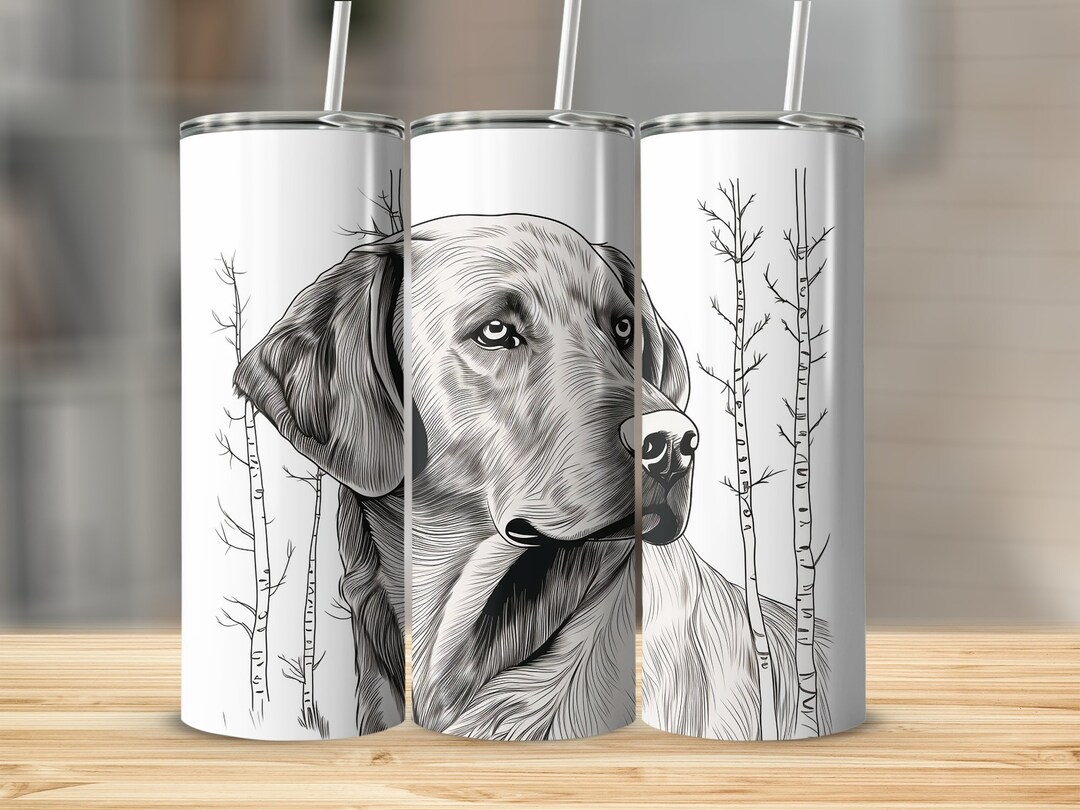 Labrador Retriever Tumbler Wrap, Labrador Retriever Lover, Digital ...